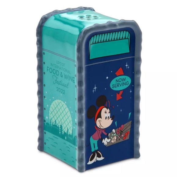 Disney Epcot | Kitchen | Mickey And Minnie Mouse Trash Can Salt Or ...